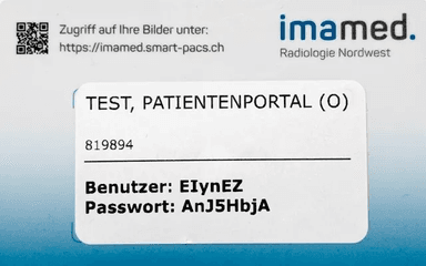 Imamed Bildbestellung Patient